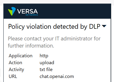GenAI Firewall | Versa Networks – Versa Networks