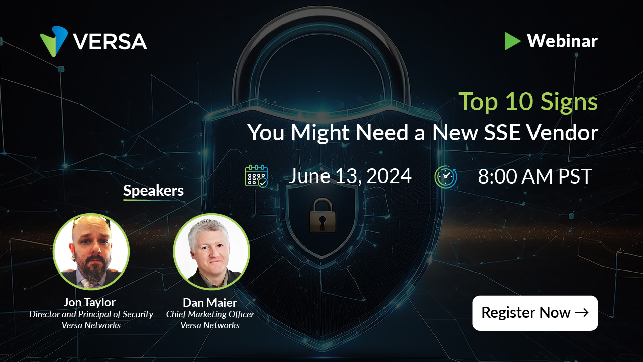 Webinars | Versa Networks